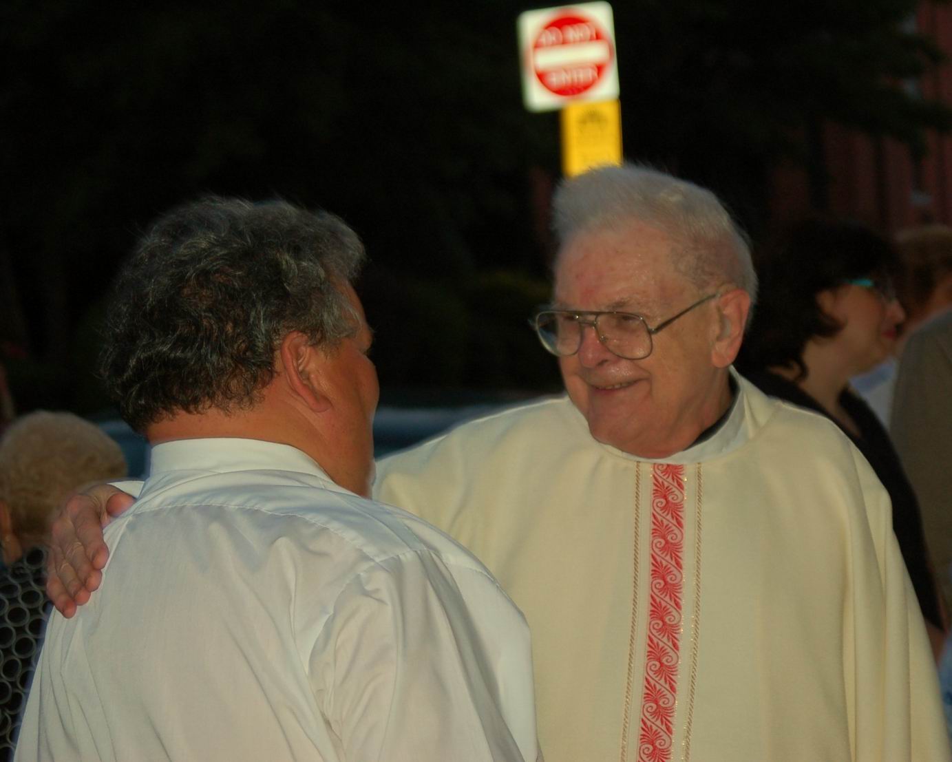 A few last goodbyes.